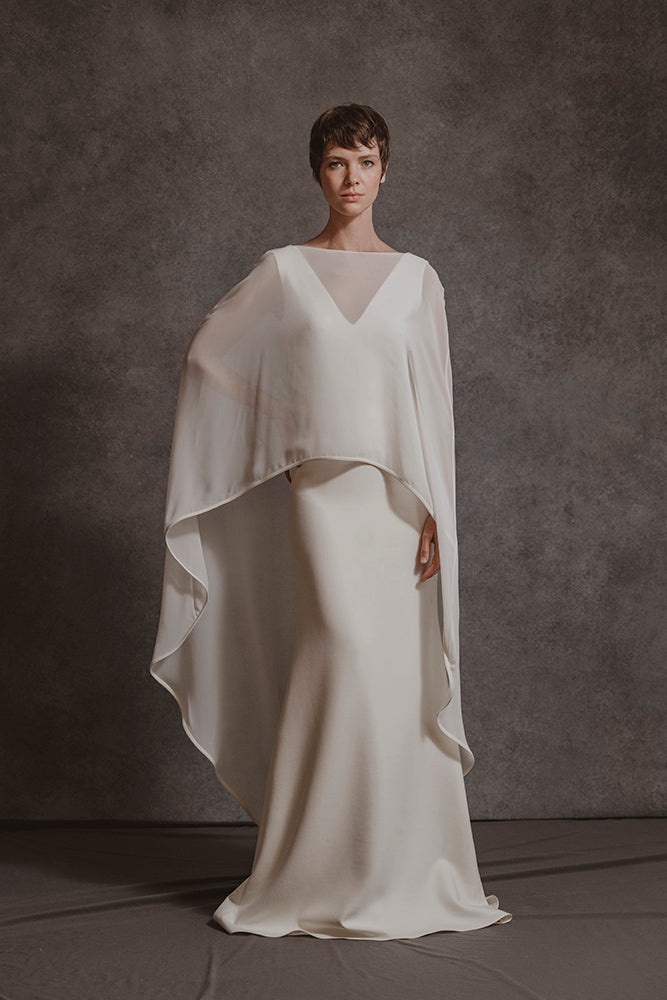 Inna Dress & Cape | Wedding dresses | Sophie et voilà | Sophie et Voilà
